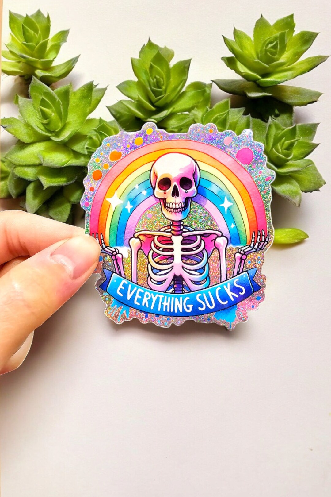Funny Sticker - Everything Sucks Sticker - Mental Health Sticker ...