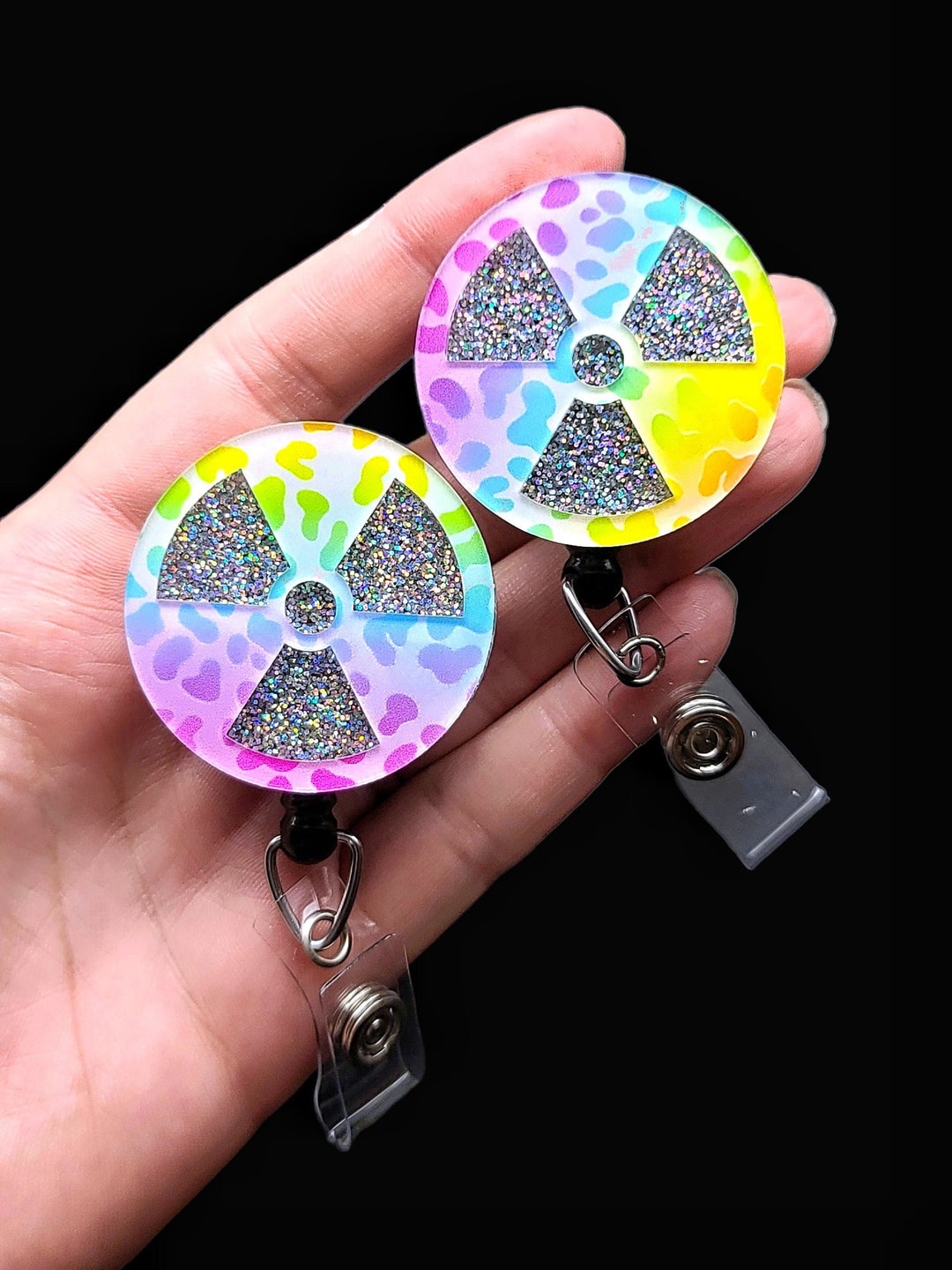 Xray Badge Reel - Radiation Symbol Badge Reel - X-ray Tech Badge - CT ...