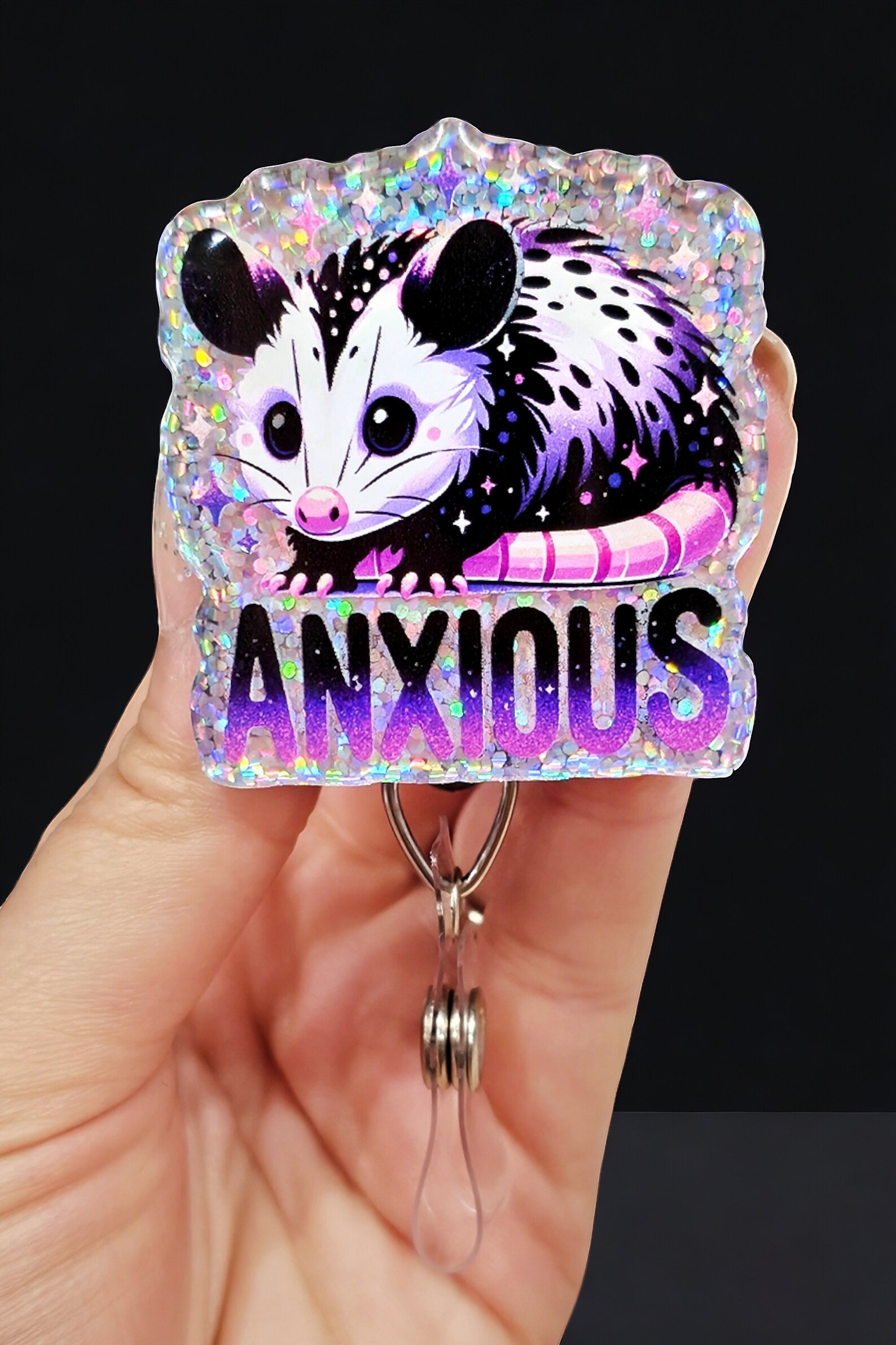 Anxious Badge Reel - Nurse Badge Reel - Funny Badge Reel - Psych Nurse ...