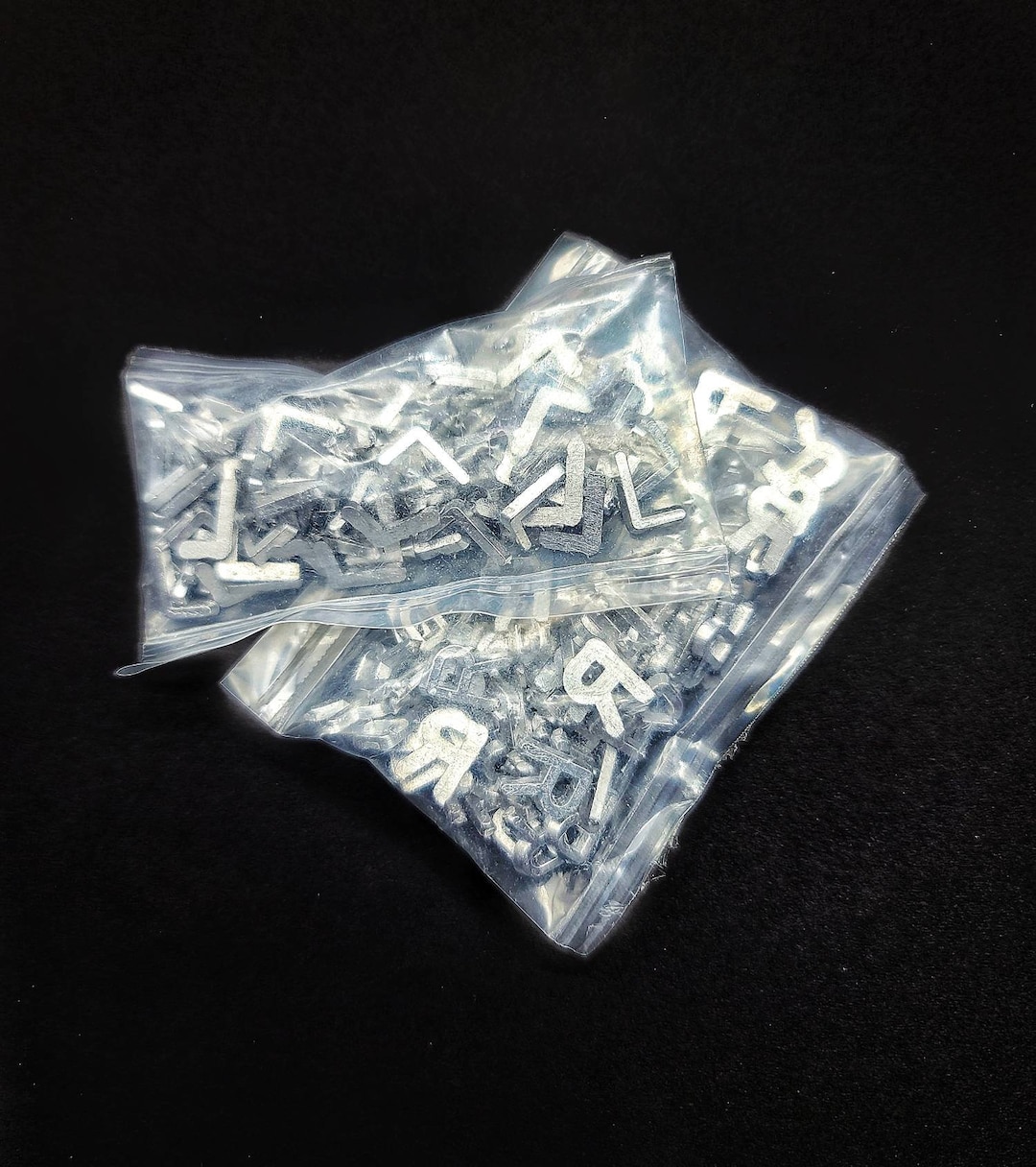 Bulk Order Lead Letters R and L - Letters for X-ray Markers - Unmounted ...