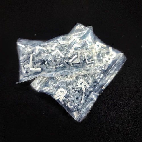 Lead Letters for X-ray Markers packs of 10 - Etsy