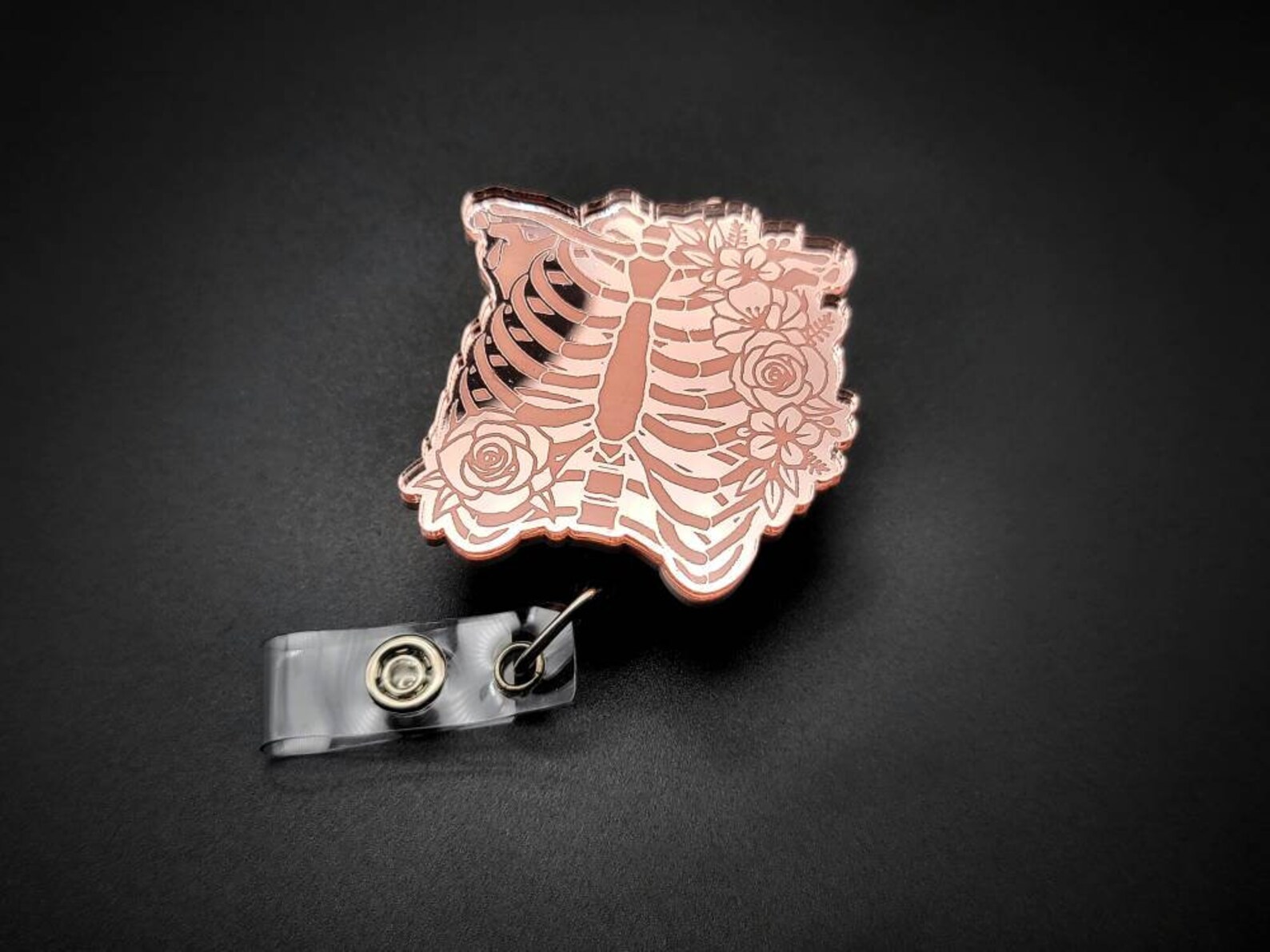 Ribcage Badge Reel Xray Badge Reel Nurse Badge Radiology - Etsy