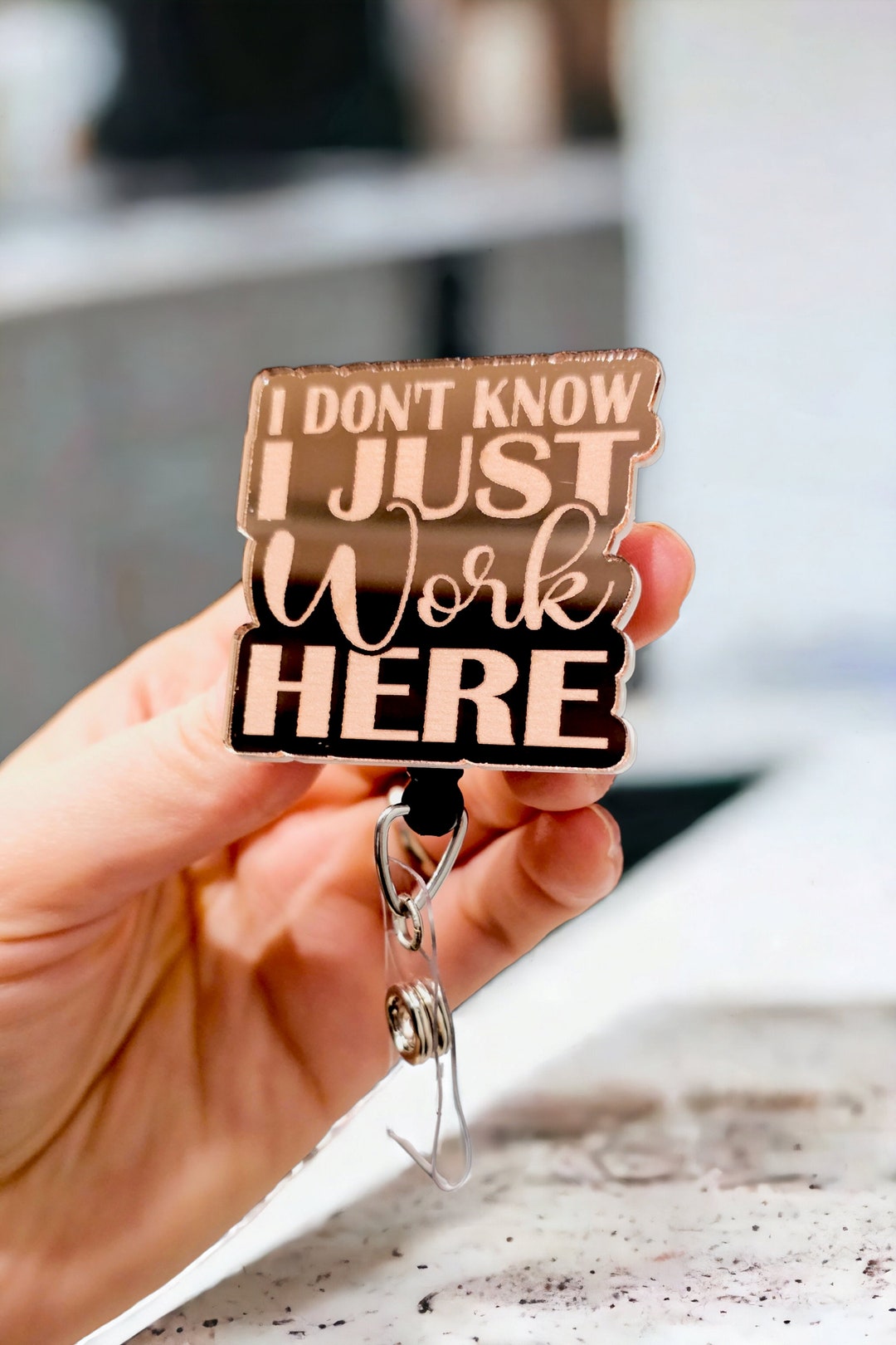 Nurse Badge Reel - Xray Badge Reel - Funny Badge - Iridescent Badge ...