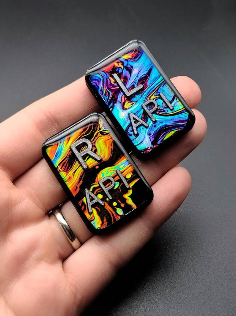 Holographic Fire and Ice X-ray Markers Oil Spill Xray - Etsy