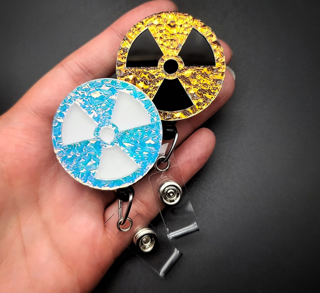 Xray Badge Reel - Crystal Textured Badge Reel - Radiology Badge - CT ...