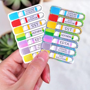 Blood Draw Order Sticker - Phlebotomy Sticker - Lab Tech Sticker ...