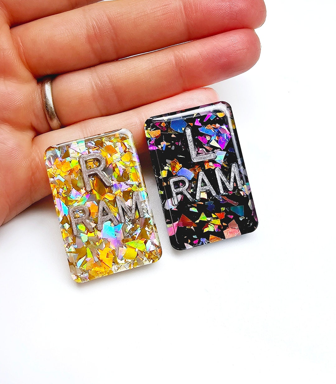 Holographic Flakes Xray Markers - Glitter X-ray Markers - Rainbow ...