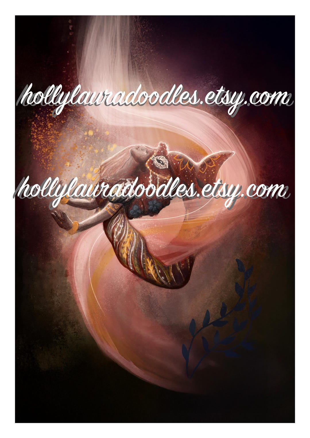 Mermaid Goddess Painting, Mermaid Goddess Digital Art, Download ...