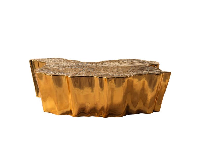 Handmade Gold Coffee Table - Etsy