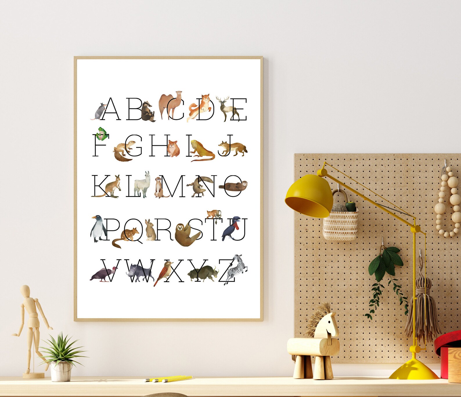 Animal Alphabet- Art Print - Etsy