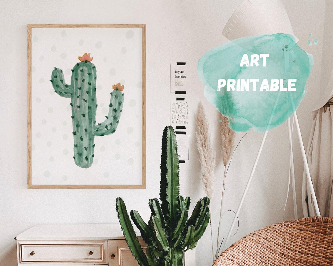Cactus- Art Print - Etsy