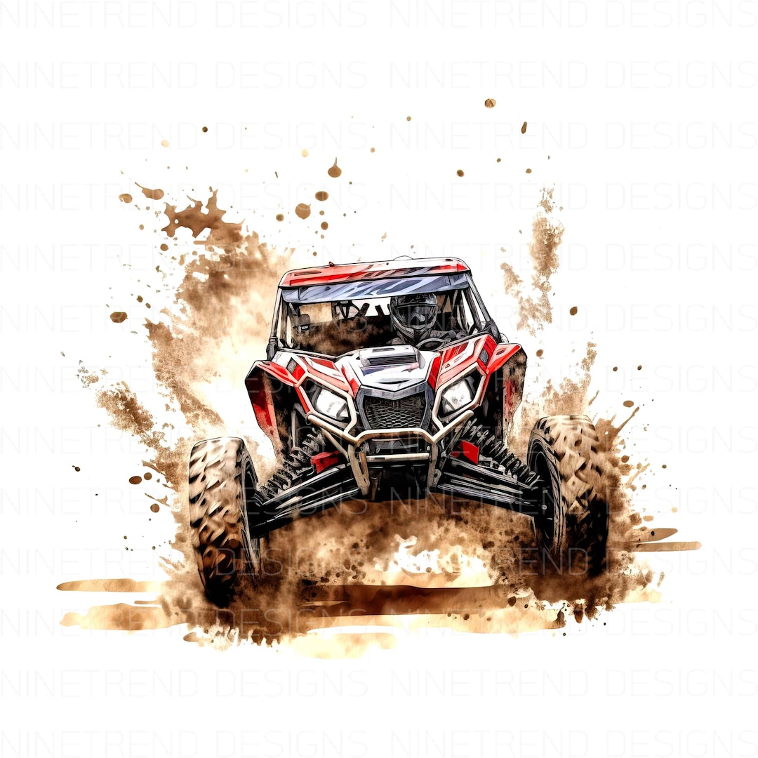 Watercolor Mud Utv PNG, Sublimation Designs Downloads, Instant Download ...