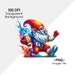 Watercolor Gnome Play Football PNG, Gnome Sublimation PNG, Digital ...