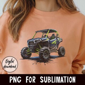 Watercolor UTV RZR PNG: Dark Blue Sublimation Design (digital Download ...