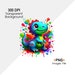 Watercolor Dinosaur Splatter PNG: Kids Shirt Design (digital Download ...