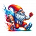 Watercolor Gnome Play Football PNG, Gnome Sublimation PNG, Digital ...