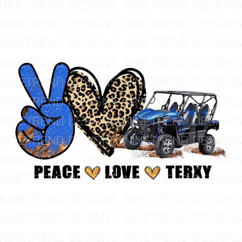 Peace Love Terxy PNG Rzr Sublimation Designs Downloads - Etsy