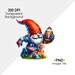 Watercolor Gnome Play Football PNG, Gnome Football Sublimation PNG ...