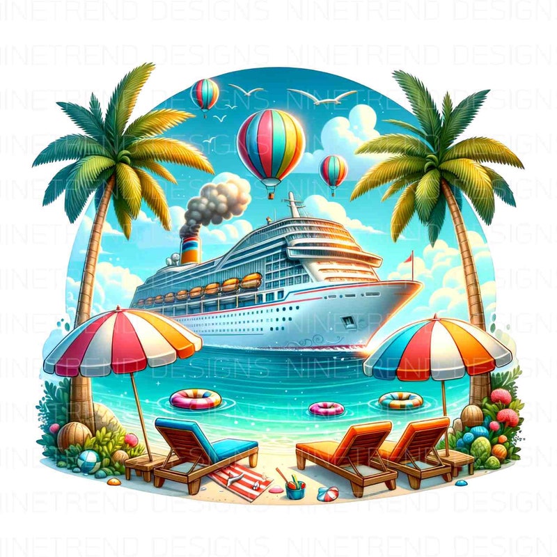 Cruise Clip Art - Etsy