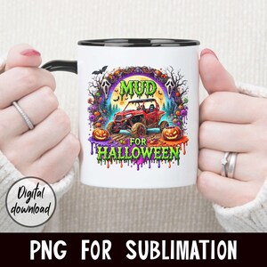 Halloween UTV PNG: Mud RZR Clipart, Spooky Summer Design (digital ...