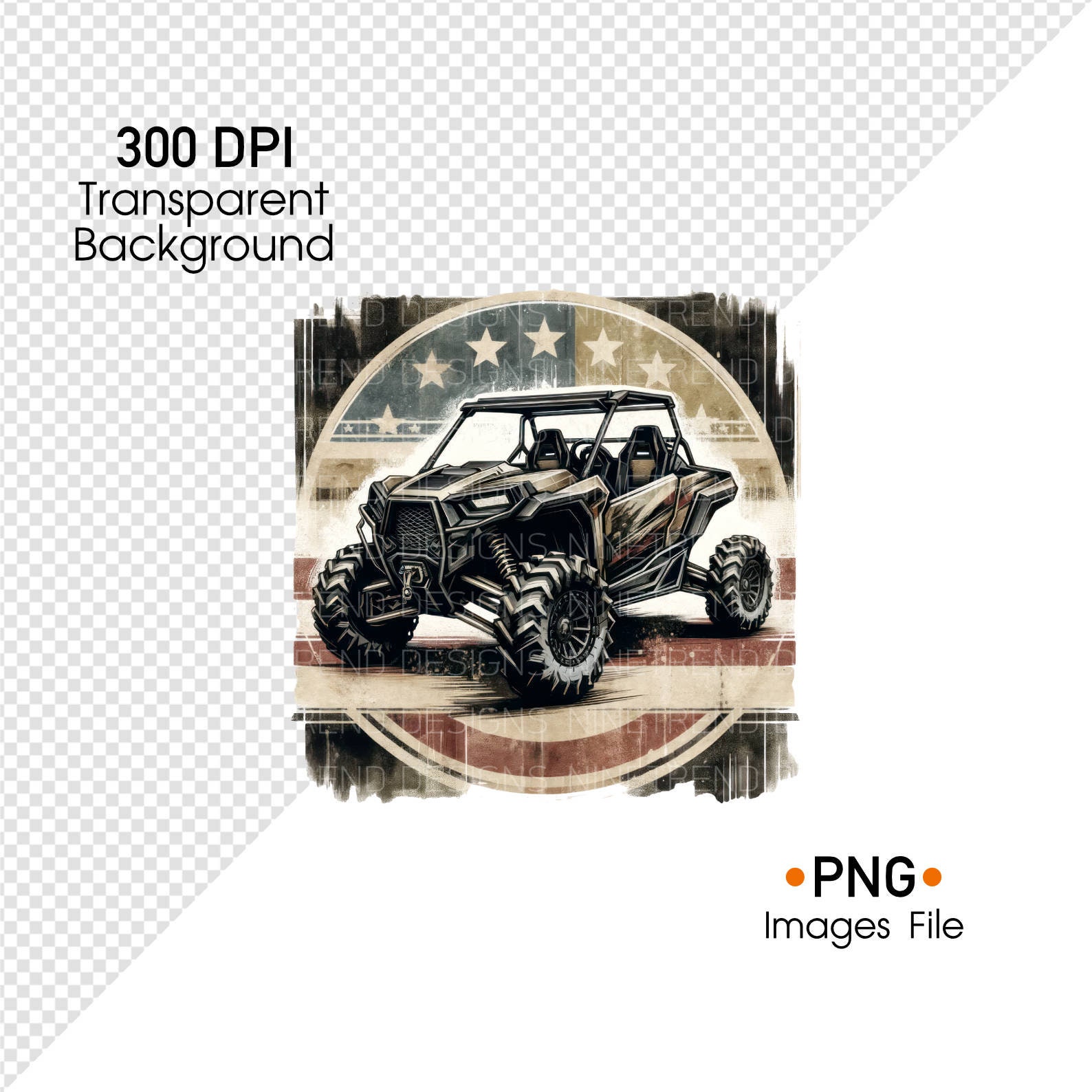 UTV Watercolor Clipart: RZR Sublimation Design (PNG Digital Download ...