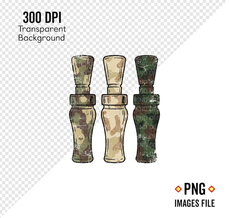 Camo Duck Call PNG, Vintage Hunting Gear Sublimation, Duck Hunter ...