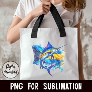 Blue Marlin Bahamian Flag PNG: Sublimation Design (digital Download) - Etsy