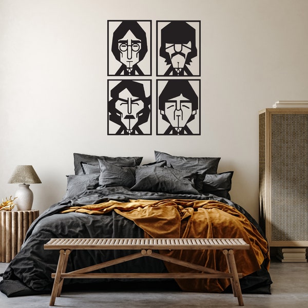 The Beatles Decal - Etsy
