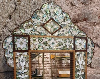 Abalone Wall Mirror - Etsy