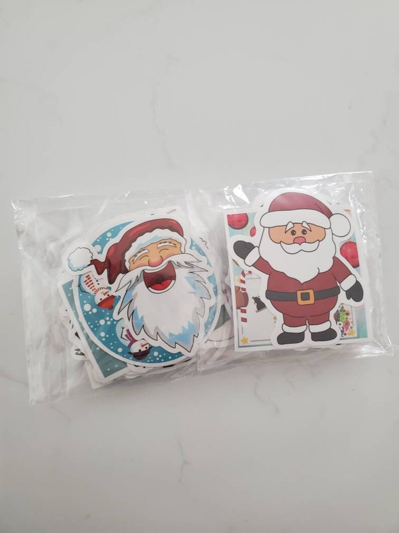 100 Piece Vinyl Christmas Sticker Bundle. - Etsy