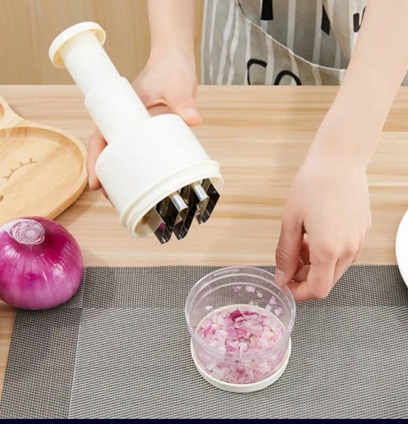 Vegetable Chopper, Dicer, Garlic Mincer. Lightweight Easy to Use ...