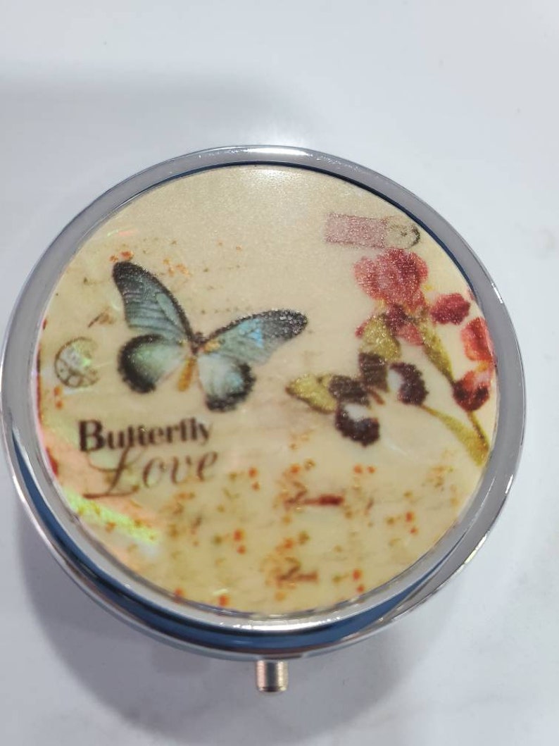Butterfly 3 Compartment Pill Box Storage Jewelry Storage - Etsy