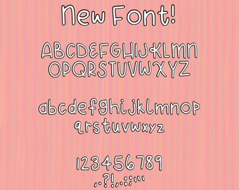 Fun Girly Fonts - Etsy