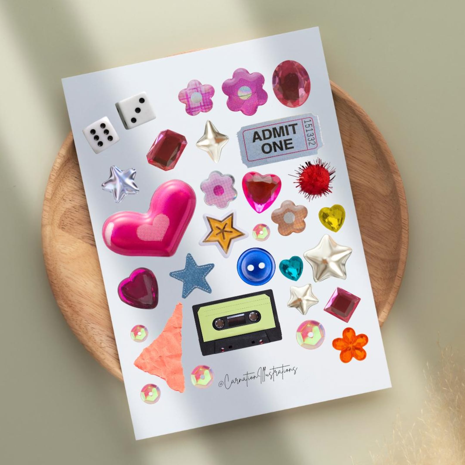 Scrapbook Stickers, Junk Journaling PNG Cutouts (digital Download) - Etsy
