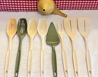 Foley Vintage Kitchen Utensils USA Nylon Spatula Turner Fork Ladle ...