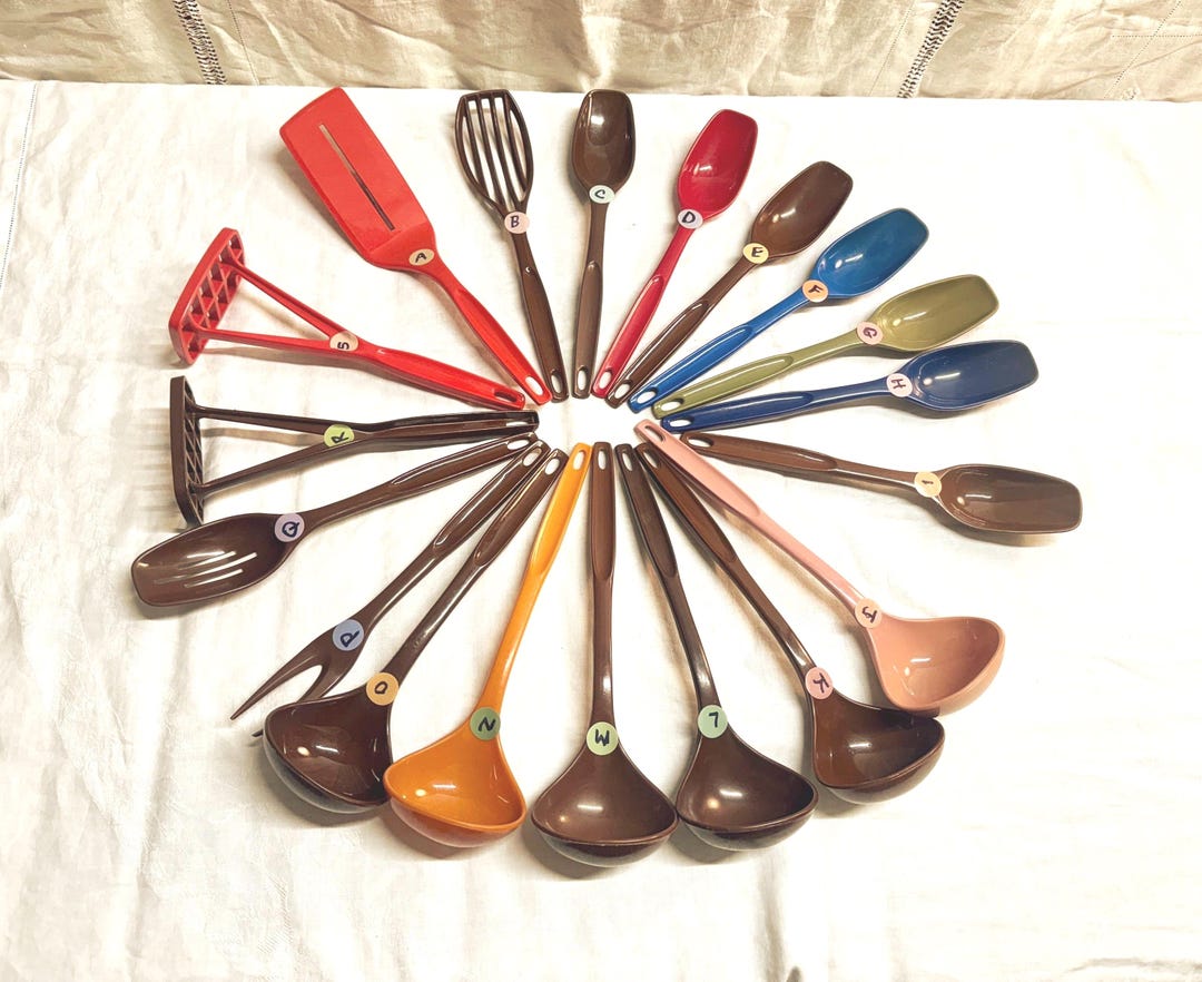 Pick One--foley Nylon Plastic Kitchen Utensils: Spoons, Ladles, Spatula ...