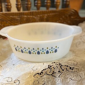 Vintage Fire King Stetson Marquest Swiss Alpine Round | Etsy