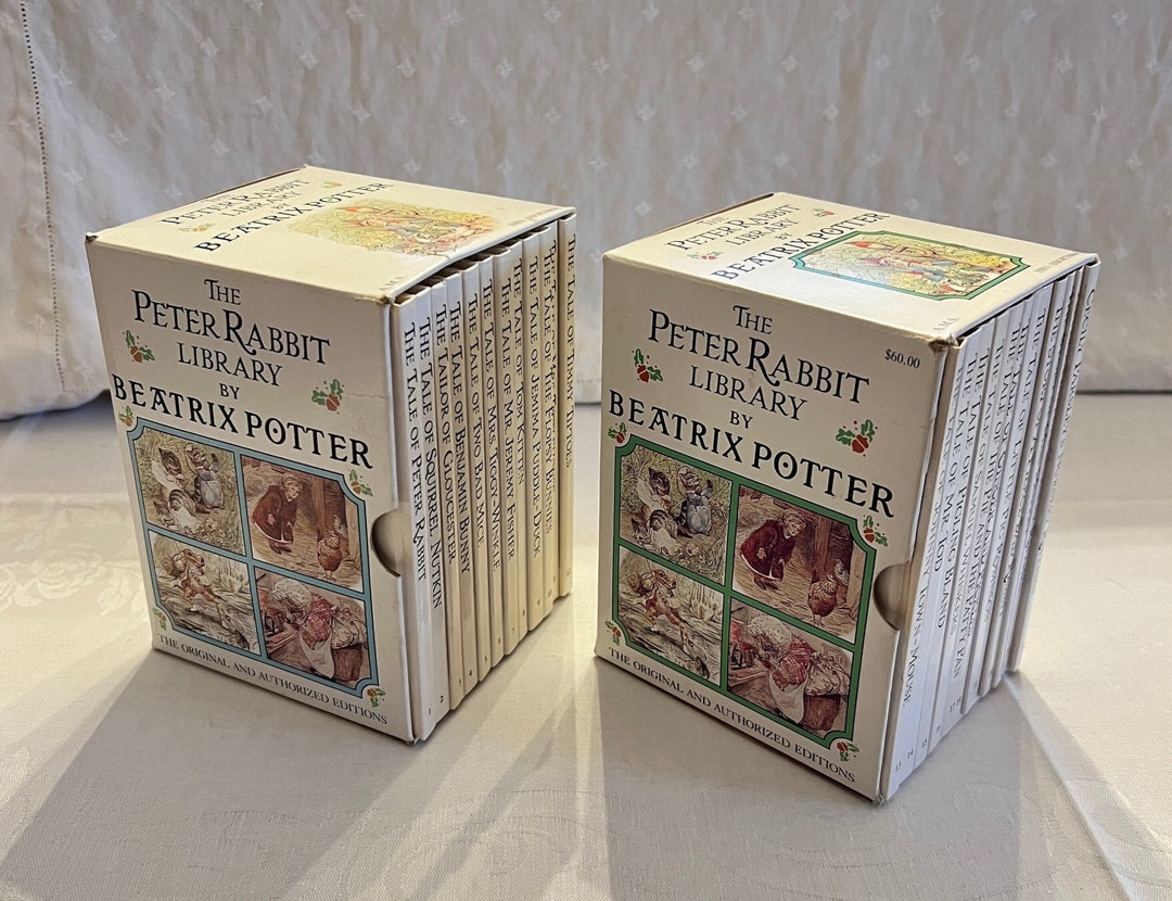 The Complete Peter Rabbit Library by Beatrix Potter 80s 2 - Etsy