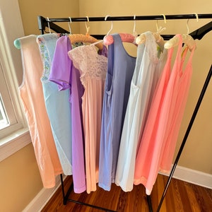 50s to 90s Nightgowns Sz Med Large 1X Vintage Assortment of Nighties ...