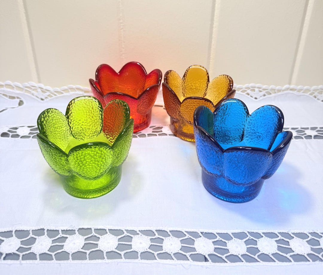 Vintage Viking Tulip Glass Votive Candle Holder - Mid Century Modern - Etsy