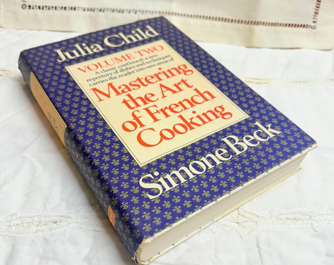 Vintage Cookbook 1970-julia Childs- Mastering the Art of French Cooking ...