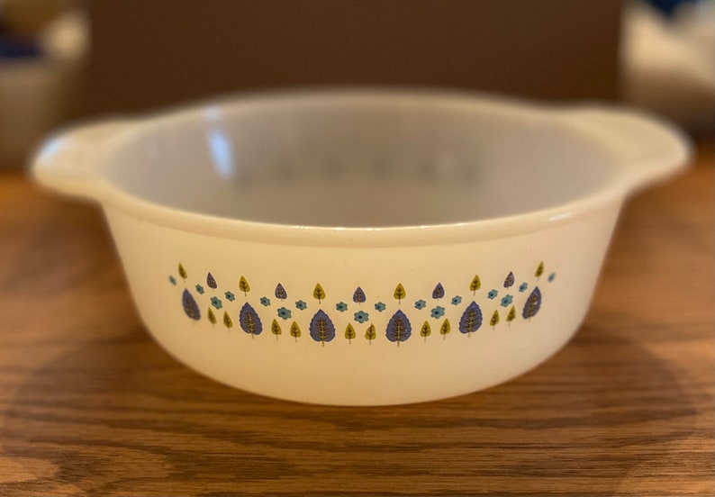 Vintage Fire King Stetson Marquest Swiss Alpine Round - Etsy