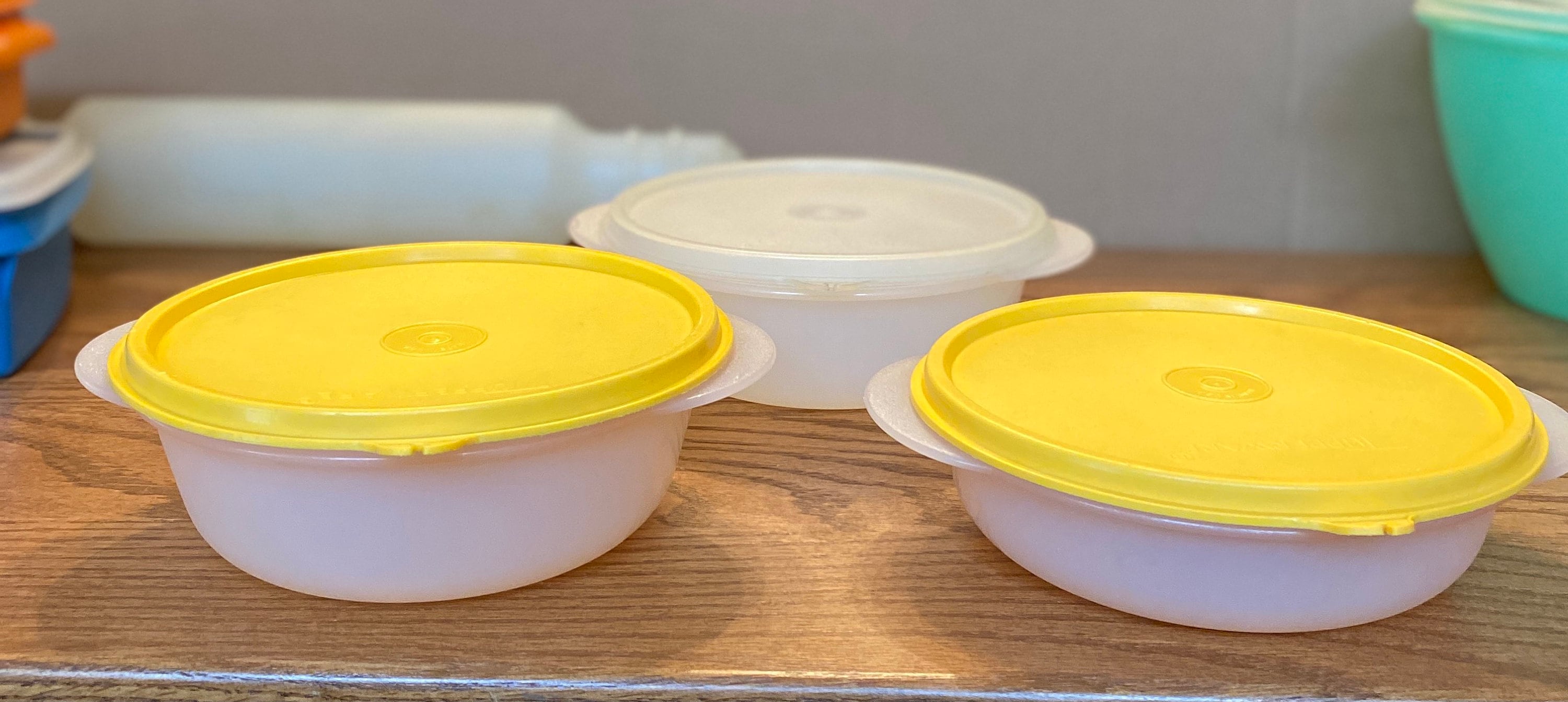 Tupperware Crystal Wave Microwave Bowls Set of 3 2645 | Etsy