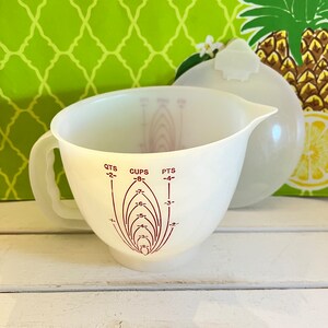 Tupperware Mix-n-store Measuring Pitcher 500 W Lid 696 • 1980's ...