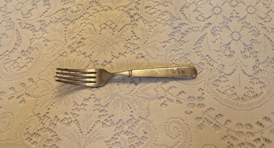 Vintage USN Fork 1877 N.F. Co.s WWII Era or Earlier Niagra Falls Co ...