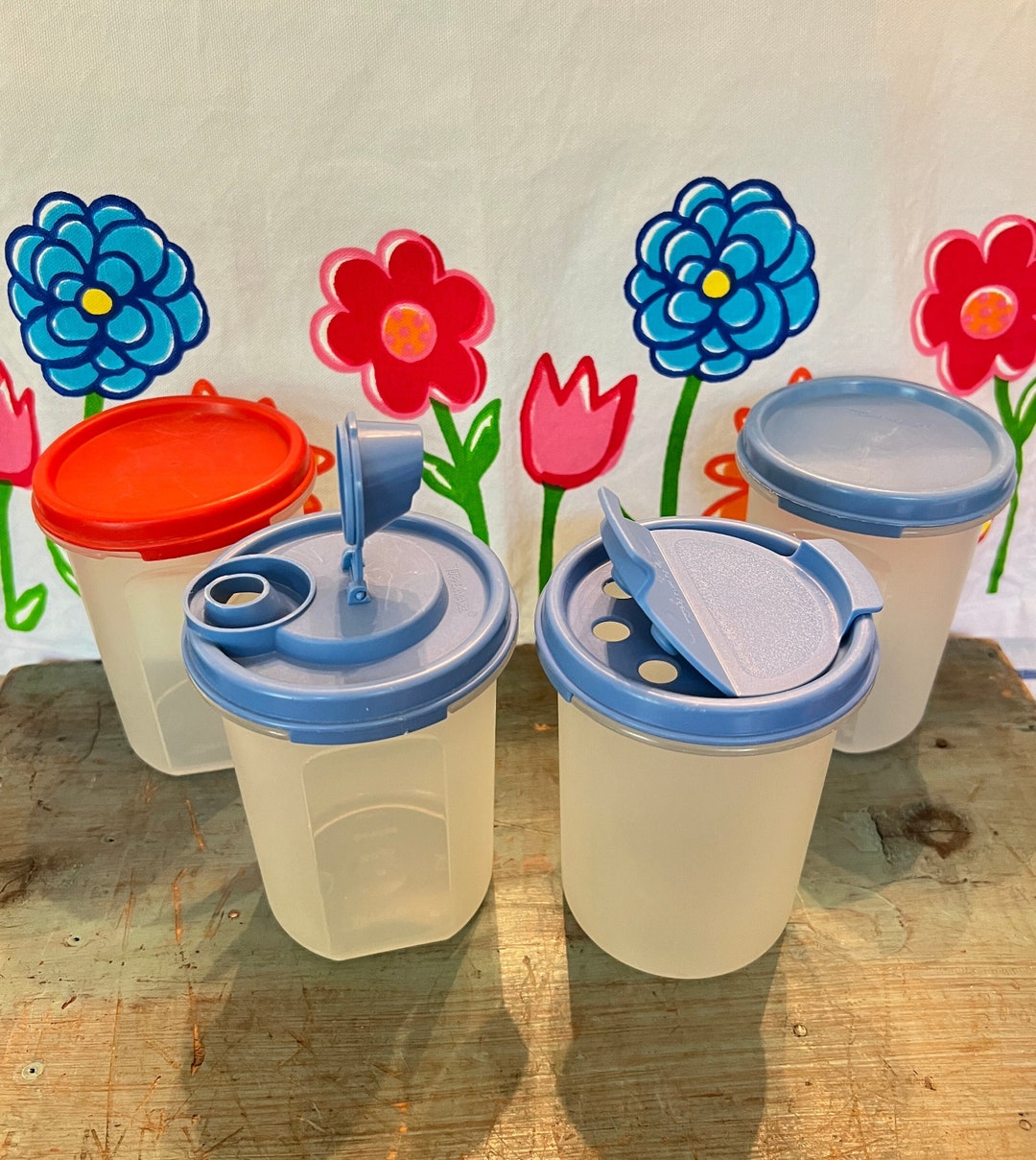 Tupperware Modular Mates Vintage Small Containers Assorted Parmesan ...
