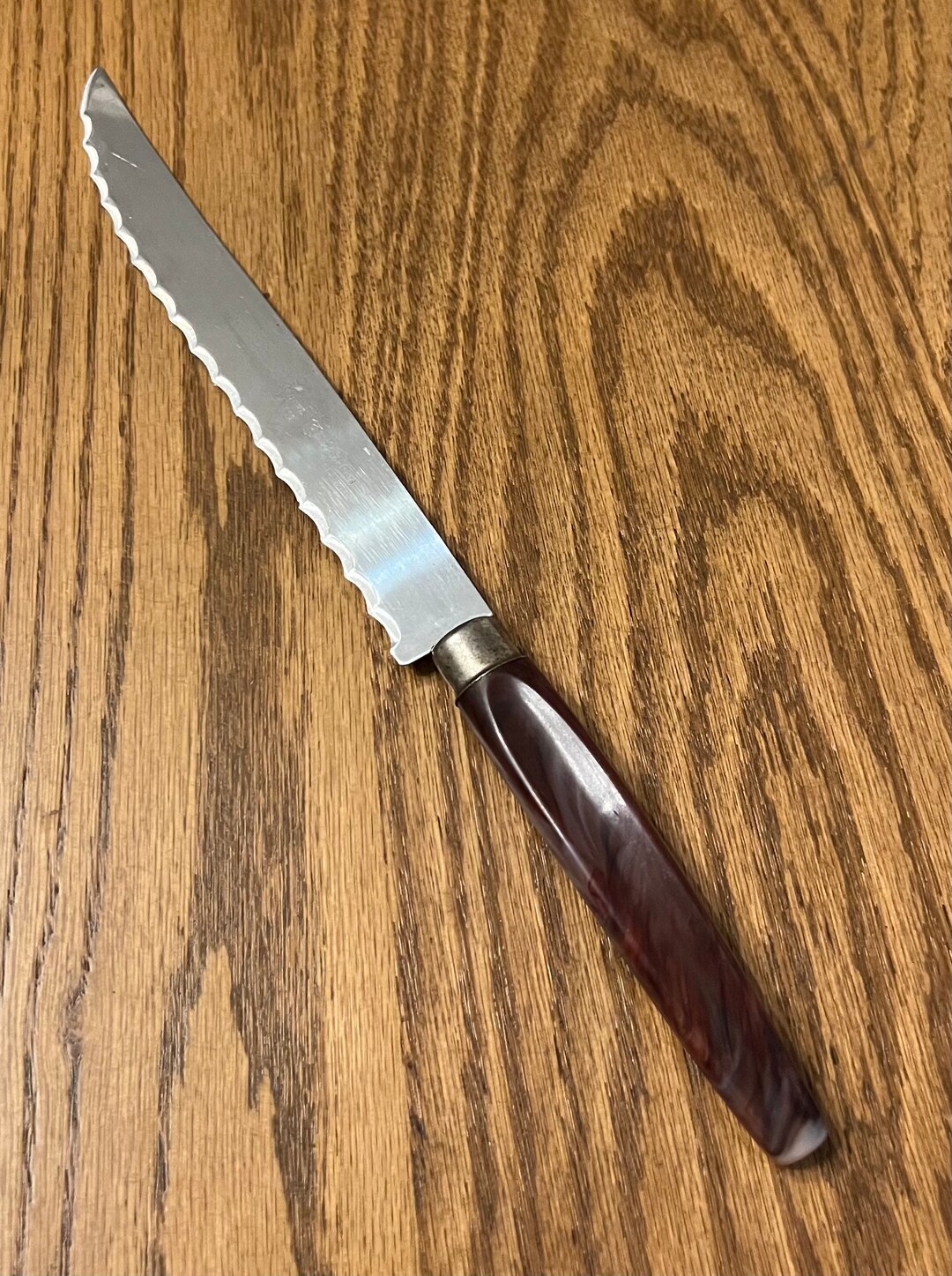 60s Kitchen Utensils W Bakelite Handles Sheffield Bread Knife - Etsy