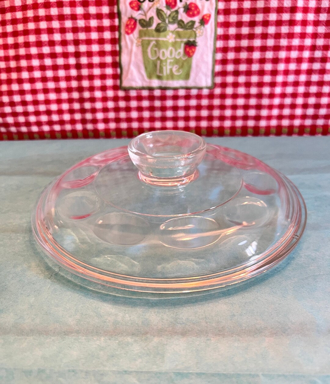 Vintage Corning Ware Dimpled Replacement Lid 7.75d Merry Mushroom Glass ...