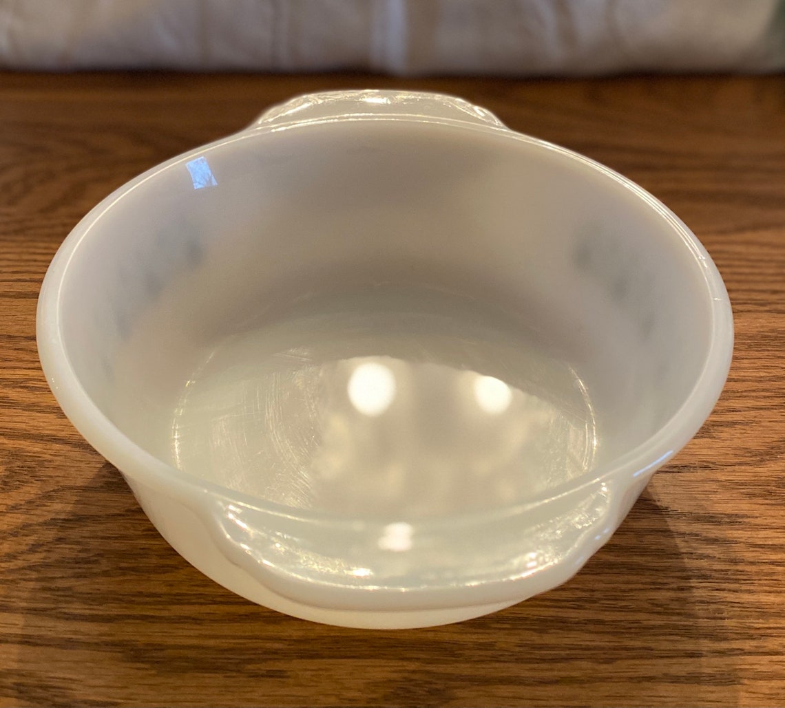 Vintage Fire King Stetson Marquest Swiss Alpine Round | Etsy