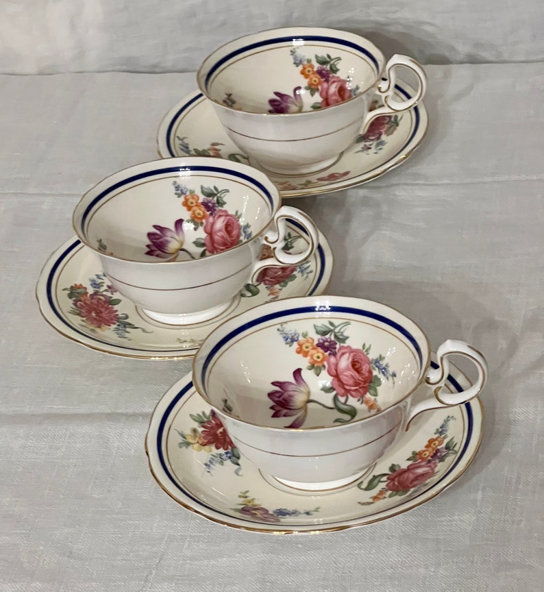 Bone China Tea Set Vintage 40s Aynsley 'claridge' - Etsy